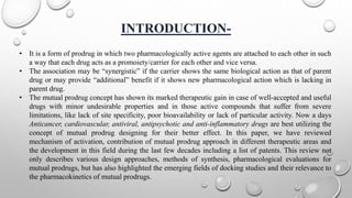 Mutual prodrugs | PPTX