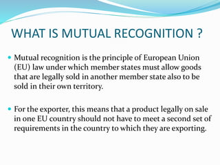 Mutual recognition | PPTX