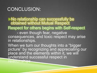 Mutual respect | PPTX