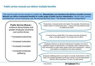 Mutuals and public service delivery | PPT