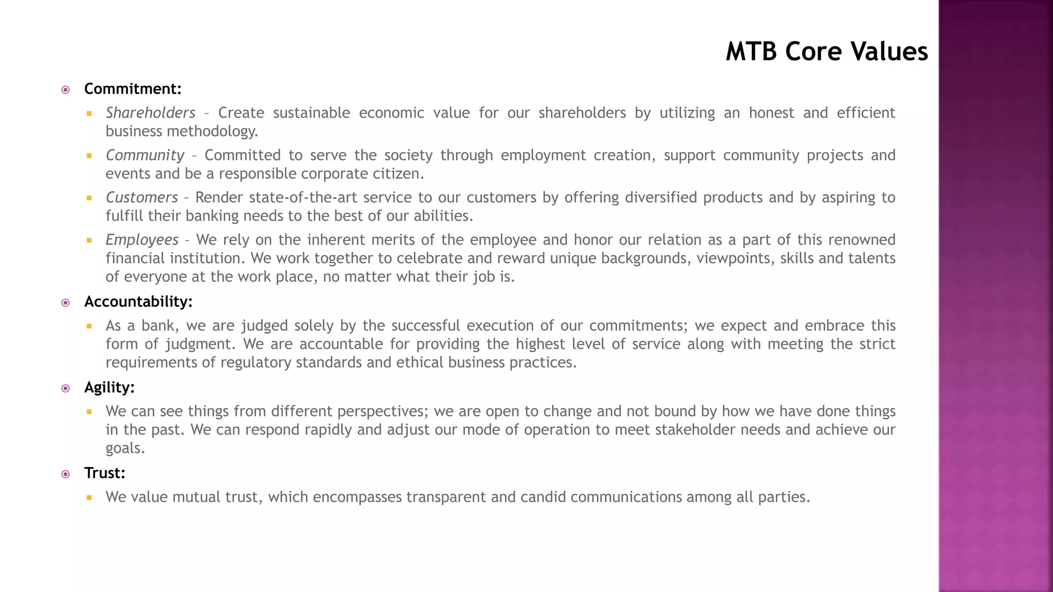 Mutual trust bank general banking | PPTX