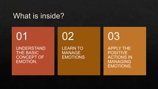 Mutual Understanding (recognizing and managing emotions) | PPTX