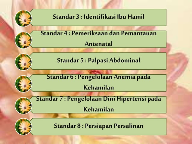 Mutu_Standar Pelayanan Antenatal | PPTX