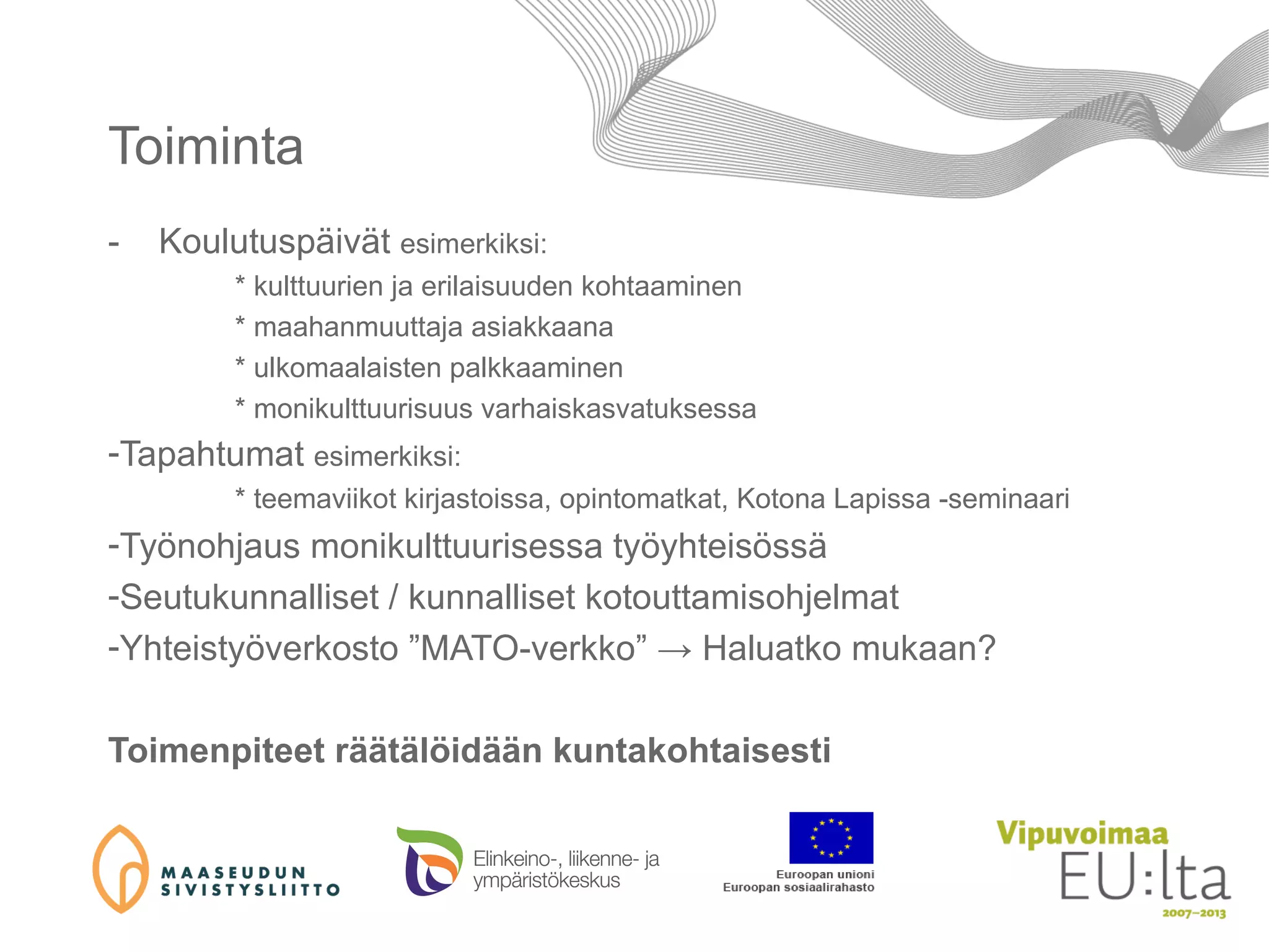 Muutoksessa Mukana Lappi | PPT