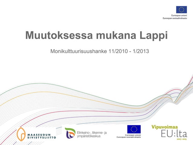 Muutoksessa Mukana Lappi | PPT