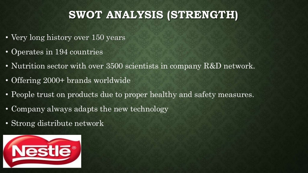 Swot Analysis Nestle