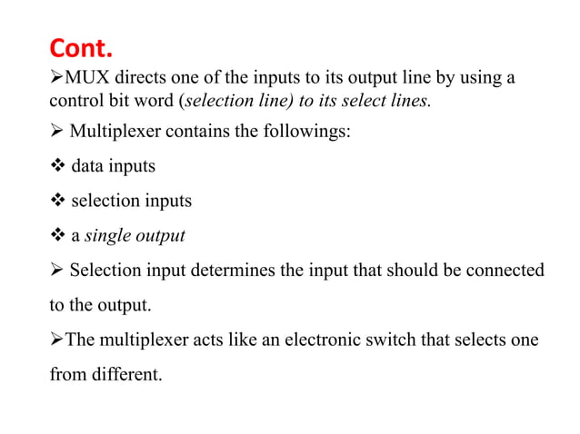 MUX and Demux.ppt