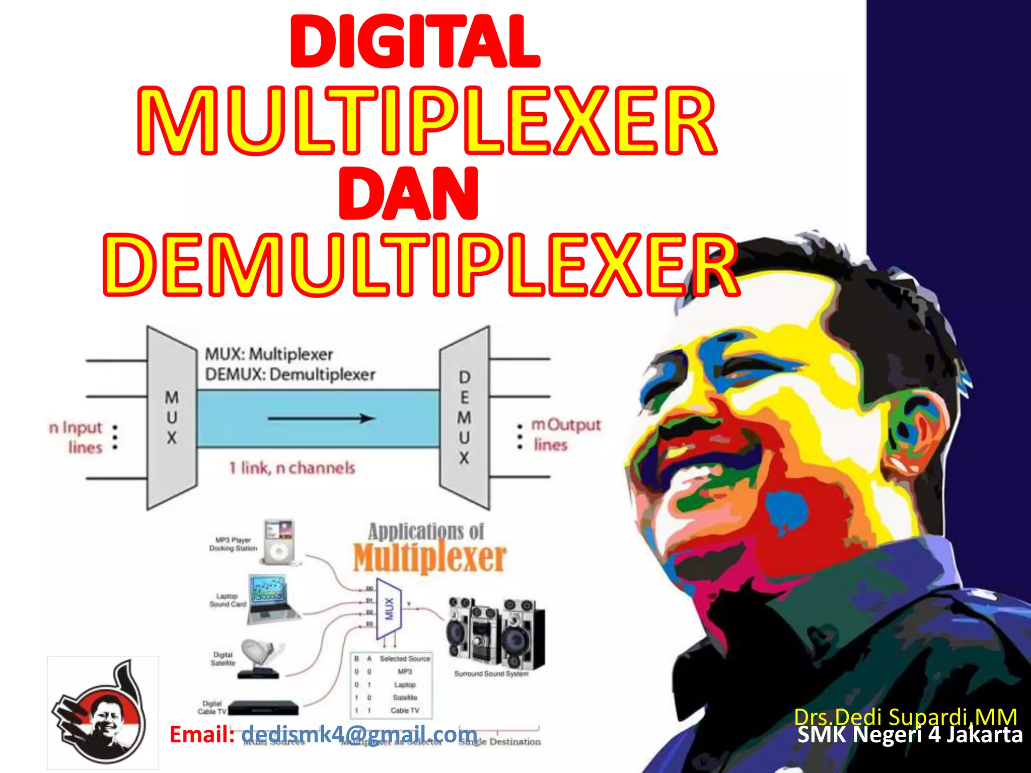 MULTIPLEXER DAN DEMULTIPLEXER DIGITAL | PPTX