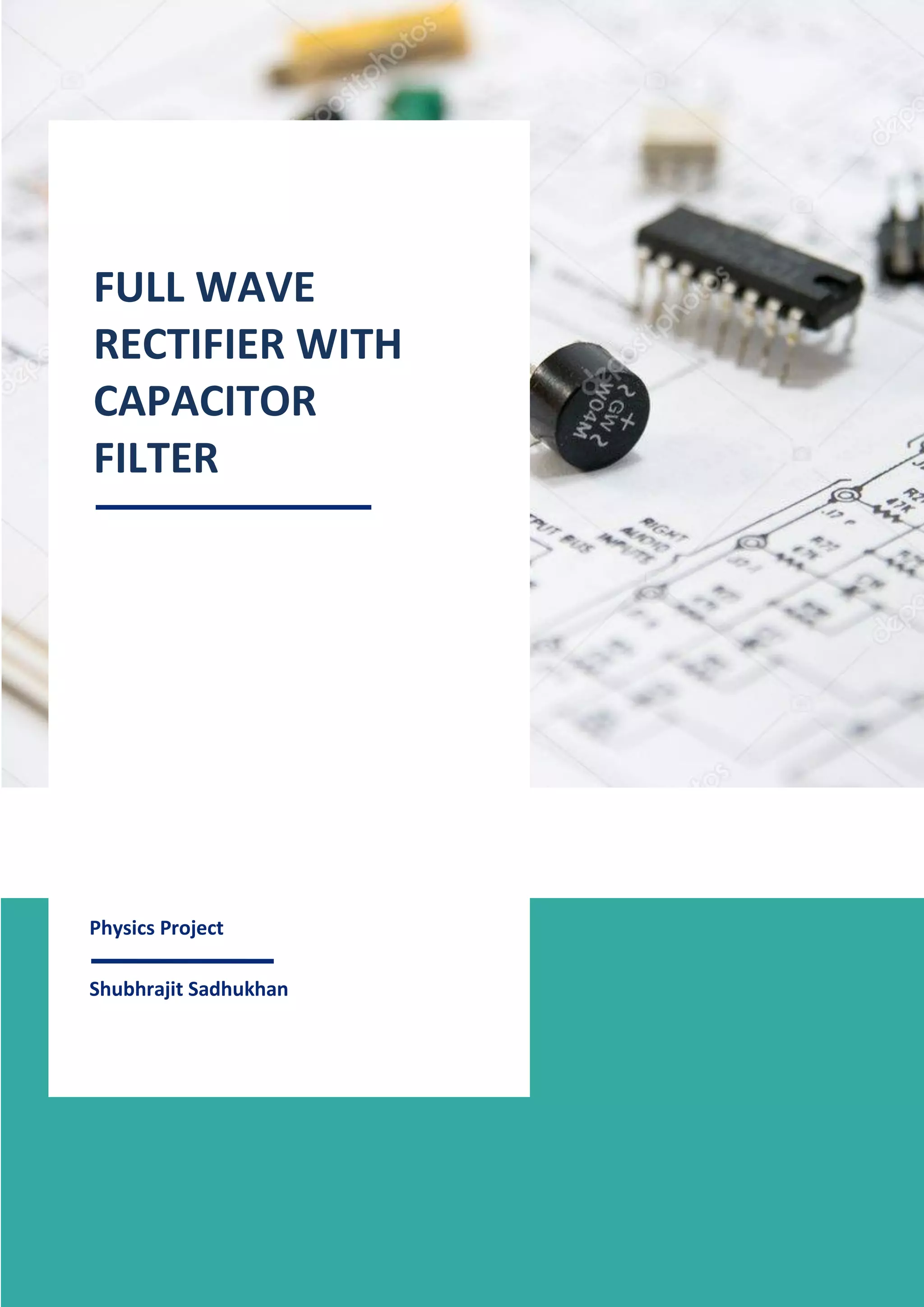 Full wave rectifier with capacitor filter.pdf