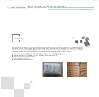 Muyong Mould Brochure | PPT