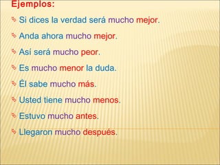 Muy y mucho | PPT