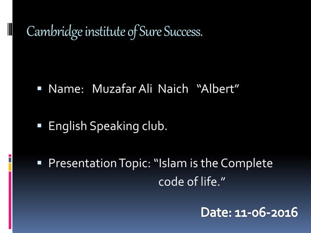 Muzafar ali naich | PPT