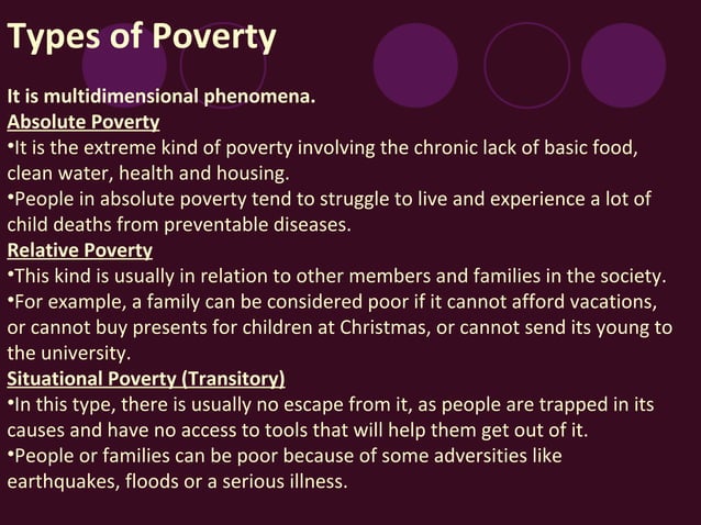 an introduction of poverty | PPT
