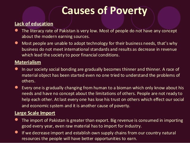 an introduction of poverty