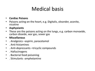 FORENSIC CHEMISTRY PPT | PPTX