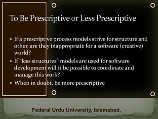 Muzammil Prescriptive Vs Agile Process Models | PPSX
