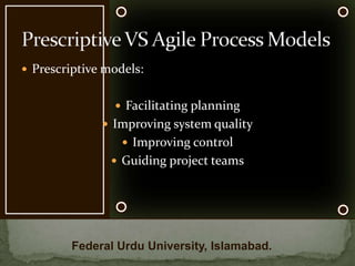 Muzammil Prescriptive Vs Agile Process Models | PPSX