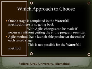 Muzammil Prescriptive Vs Agile Process Models | PPSX