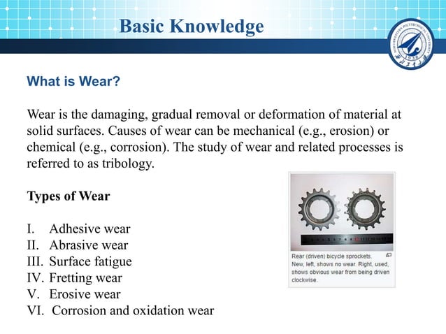 Friction and Wear of metals | PPTX | Physics | Science