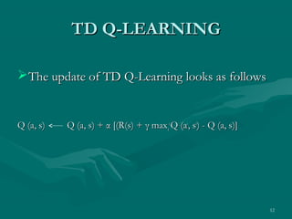 MOUNTAIN CAR PROBLEM USING TEMPORAL DIFFERENCE(TD) & VALUE ITERATION(VI) REINFORCEMENT LEARNING ...