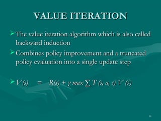 MOUNTAIN CAR PROBLEM USING TEMPORAL DIFFERENCE(TD) & VALUE ITERATION(VI ...