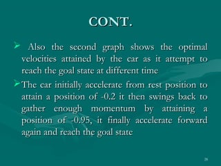 MOUNTAIN CAR PROBLEM USING TEMPORAL DIFFERENCE(TD) & VALUE ITERATION(VI) REINFORCEMENT LEARNING ...