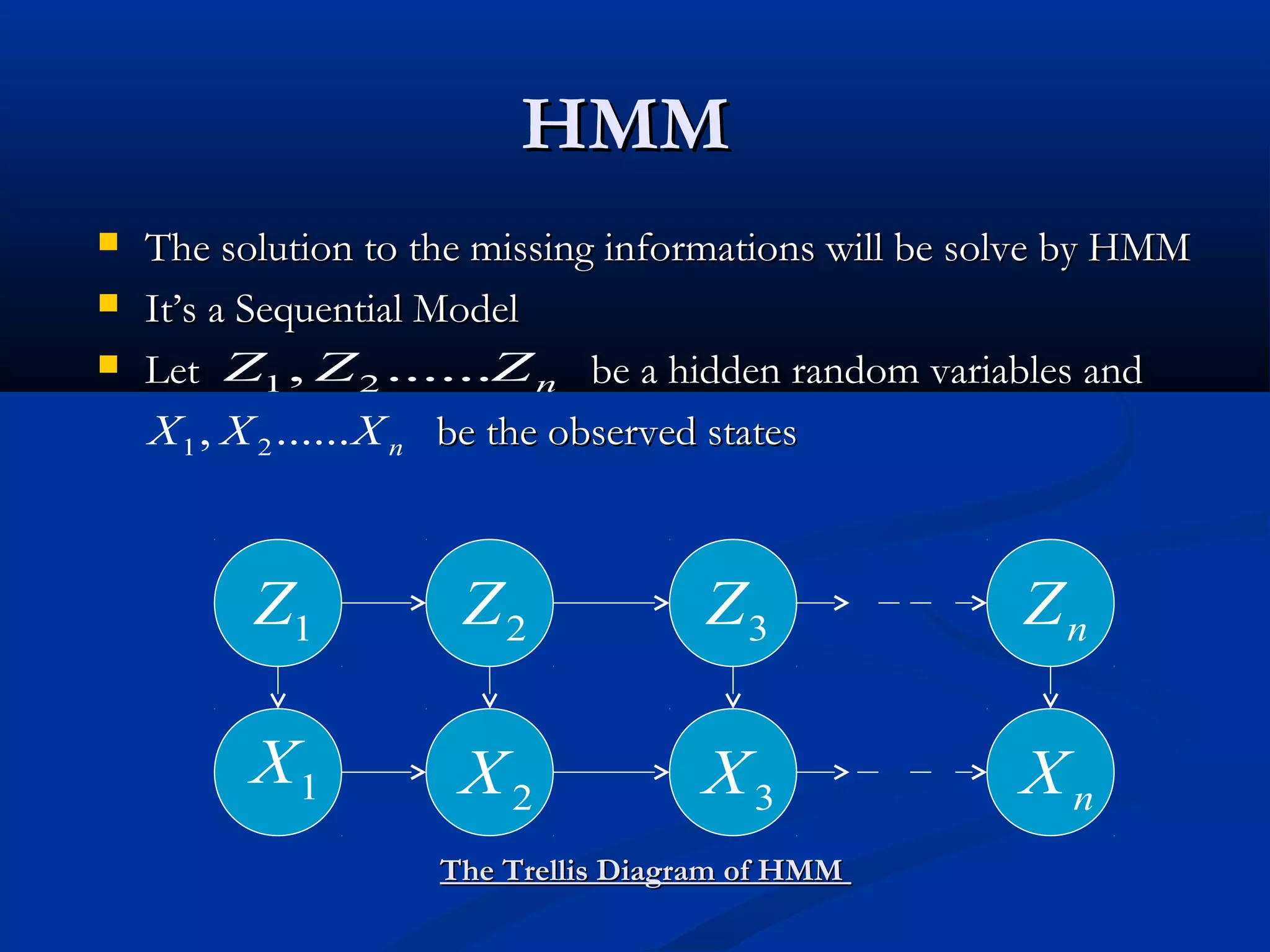HIDDEN MARKOV MODEL AND ITS APPLICATION | PPT
