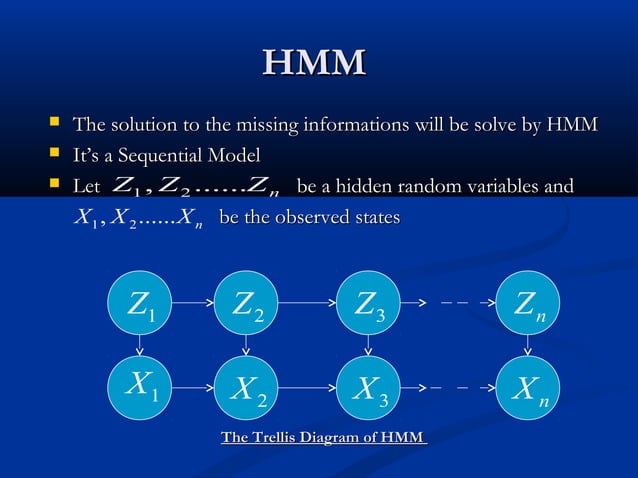 HIDDEN MARKOV MODEL AND ITS APPLICATION | PPT