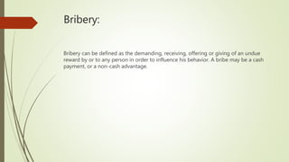 Corruption Control in Civil Engg. | PPT