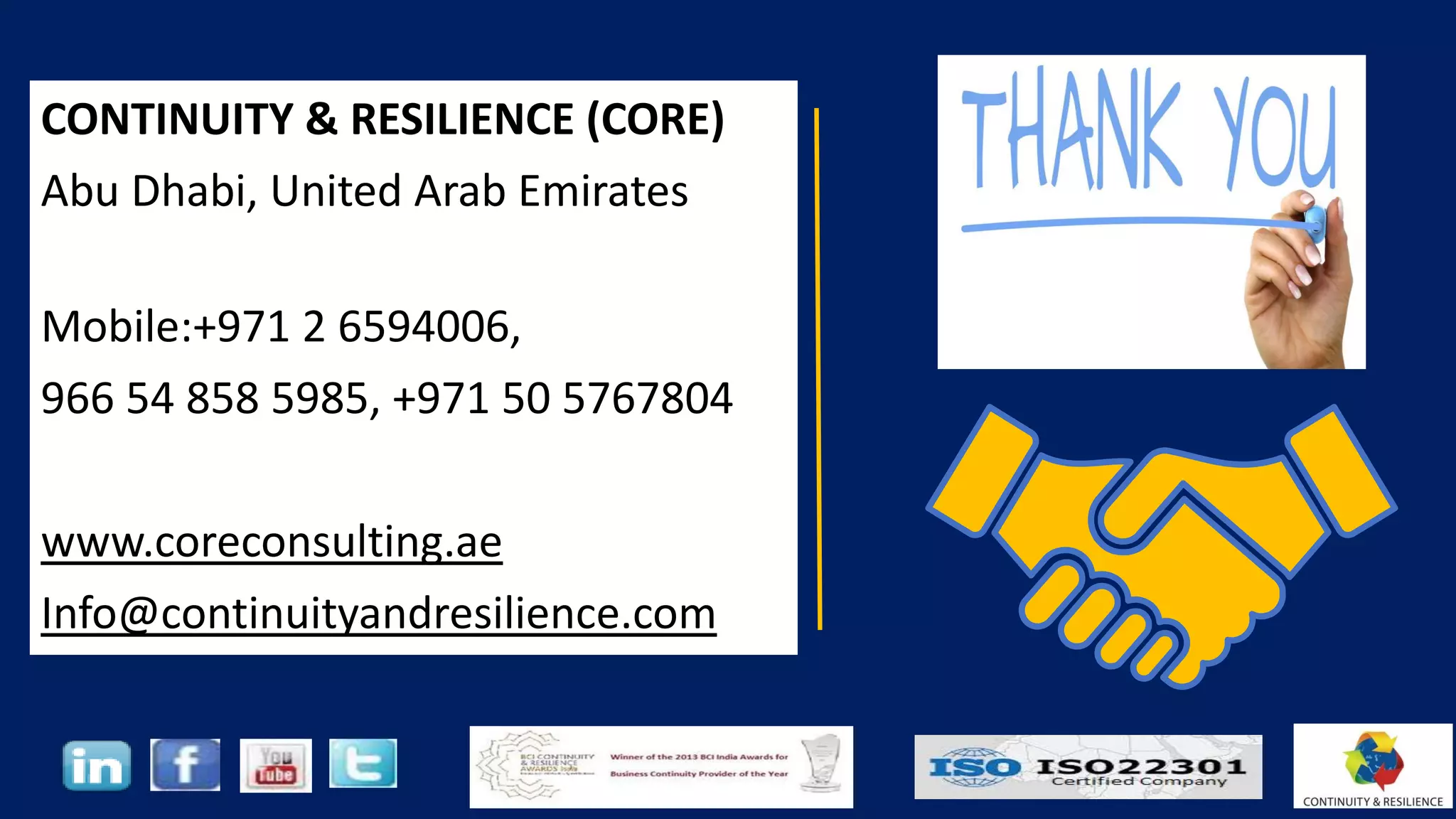 BCM Challenges and Compliance | PPT