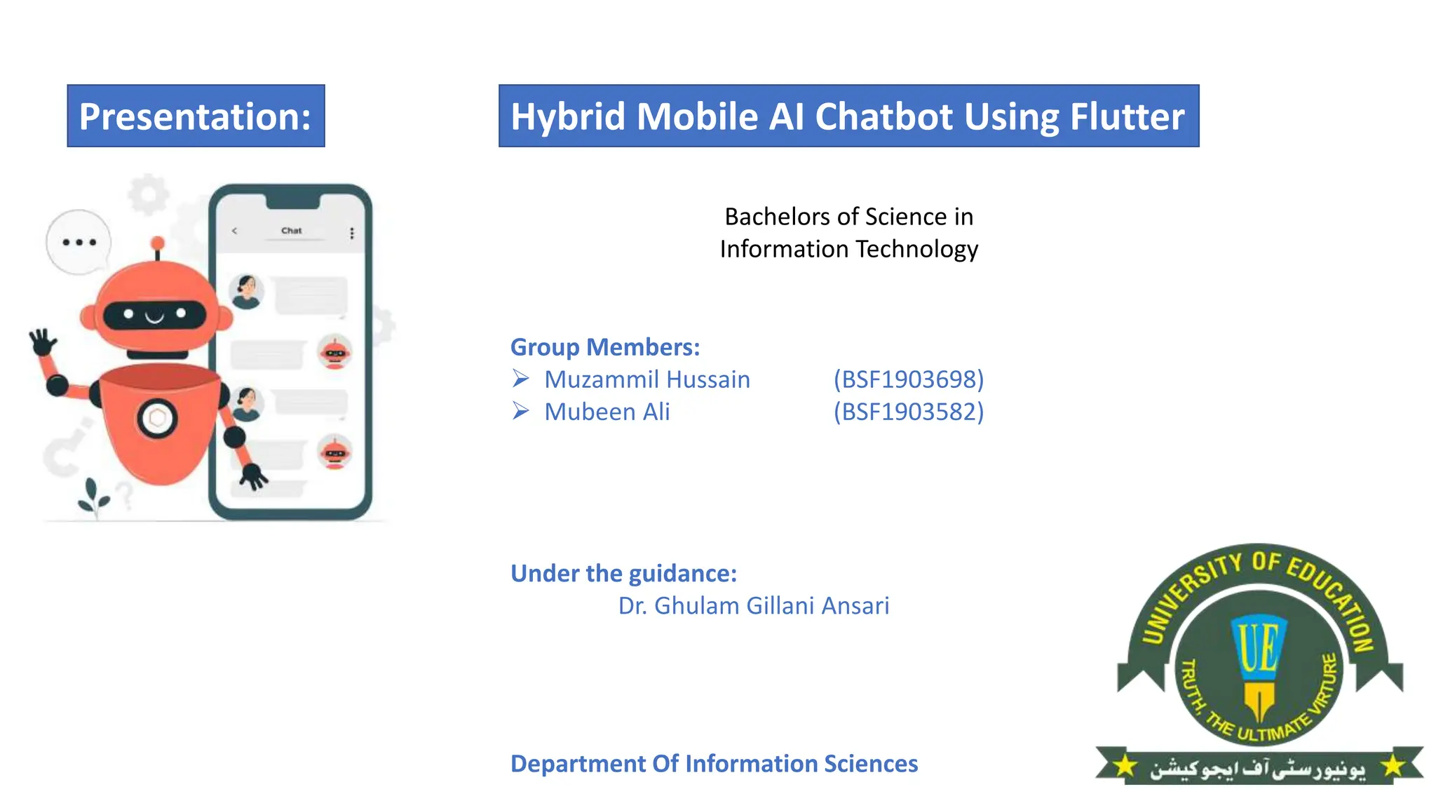 Hybrid Mobile AI Chatbot Using Flutter Presentation - FYP.pptx