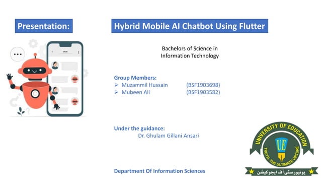 Hybrid Mobile AI Chatbot Using Flutter Presentation - FYP.pptx