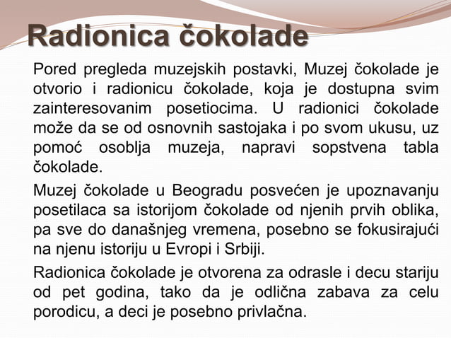 Muzej cokolade u BEOGRADU.pptx