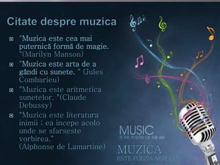 Muzica - matematica artistilor | PPTX