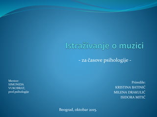Muzika | PPT