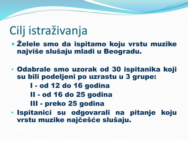 Muzika | PPT