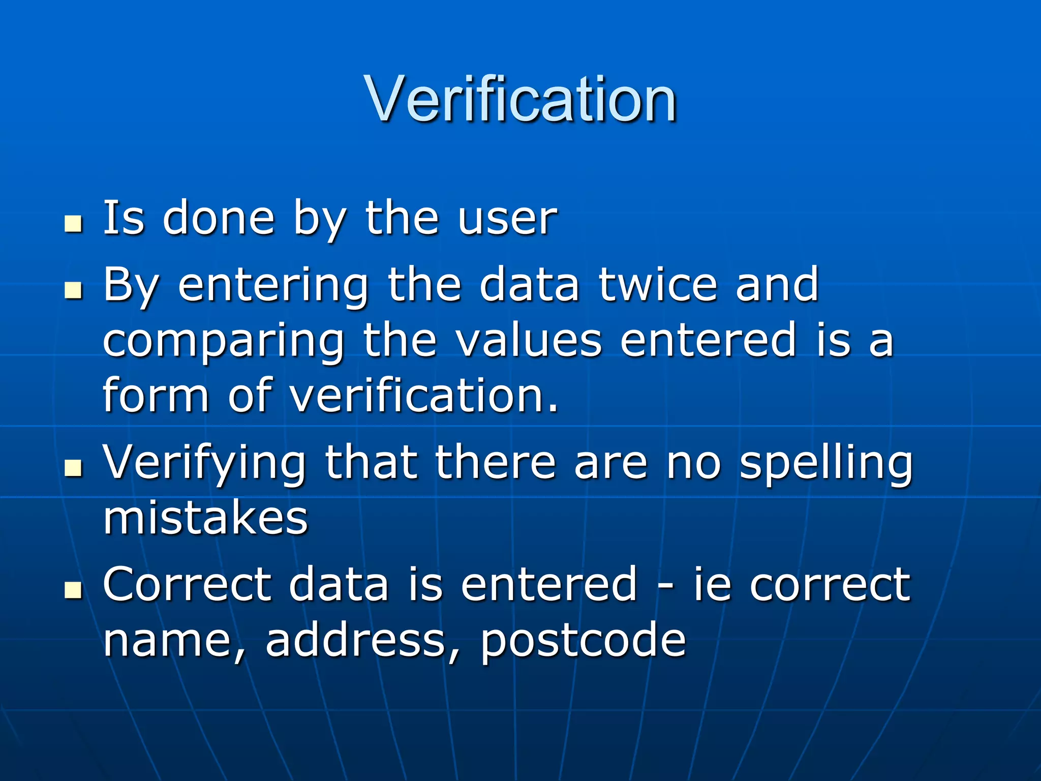 Data validation | PPT