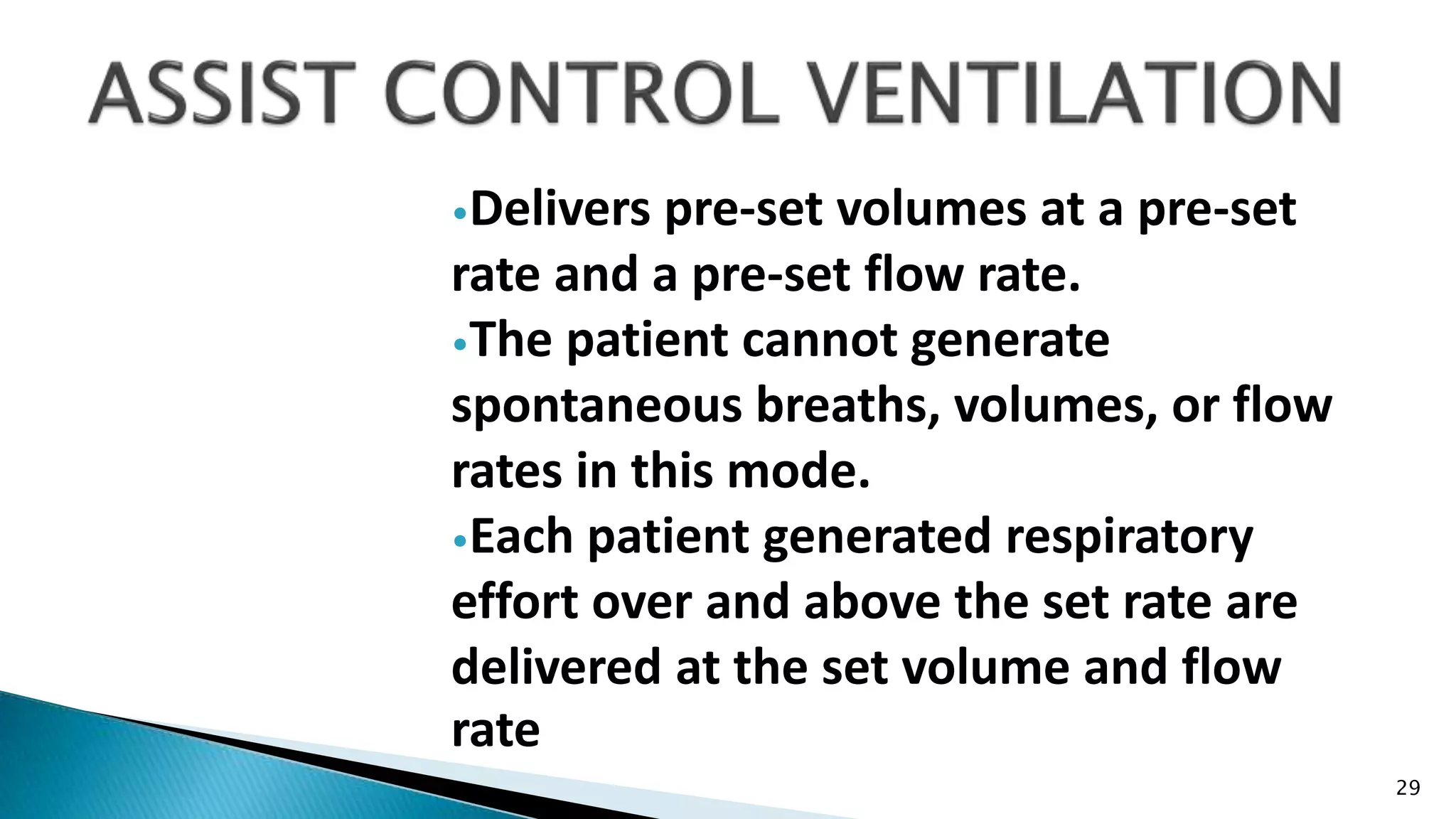 Mechanical Ventilation | PPTX