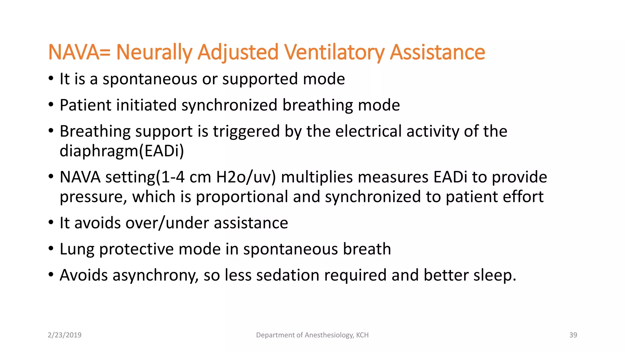 Mechanical Ventilation -Modes for Pediatrics | PPTX