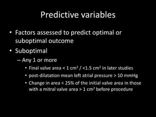 Assessment of mitral valve for PTMC | PPTX