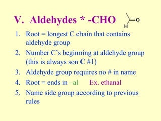 10 organic nomenclature notes | PPT