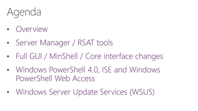 Windows 2012 R2 Multi Server Management | PPTX