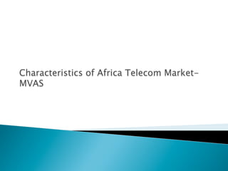 MOBILE VAS in AFRICA | PDF