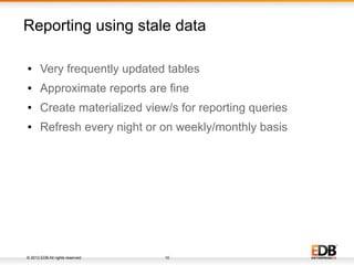 Materialized views in PostgreSQL | PDF