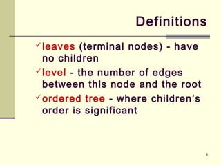 DATA STRUCTURES AND ALGORITHMS UNIT-3 TREES PREPARED BY M V BRAHMANANDA ...