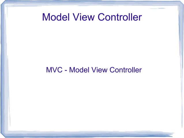 Why Use MVC? | PPT
