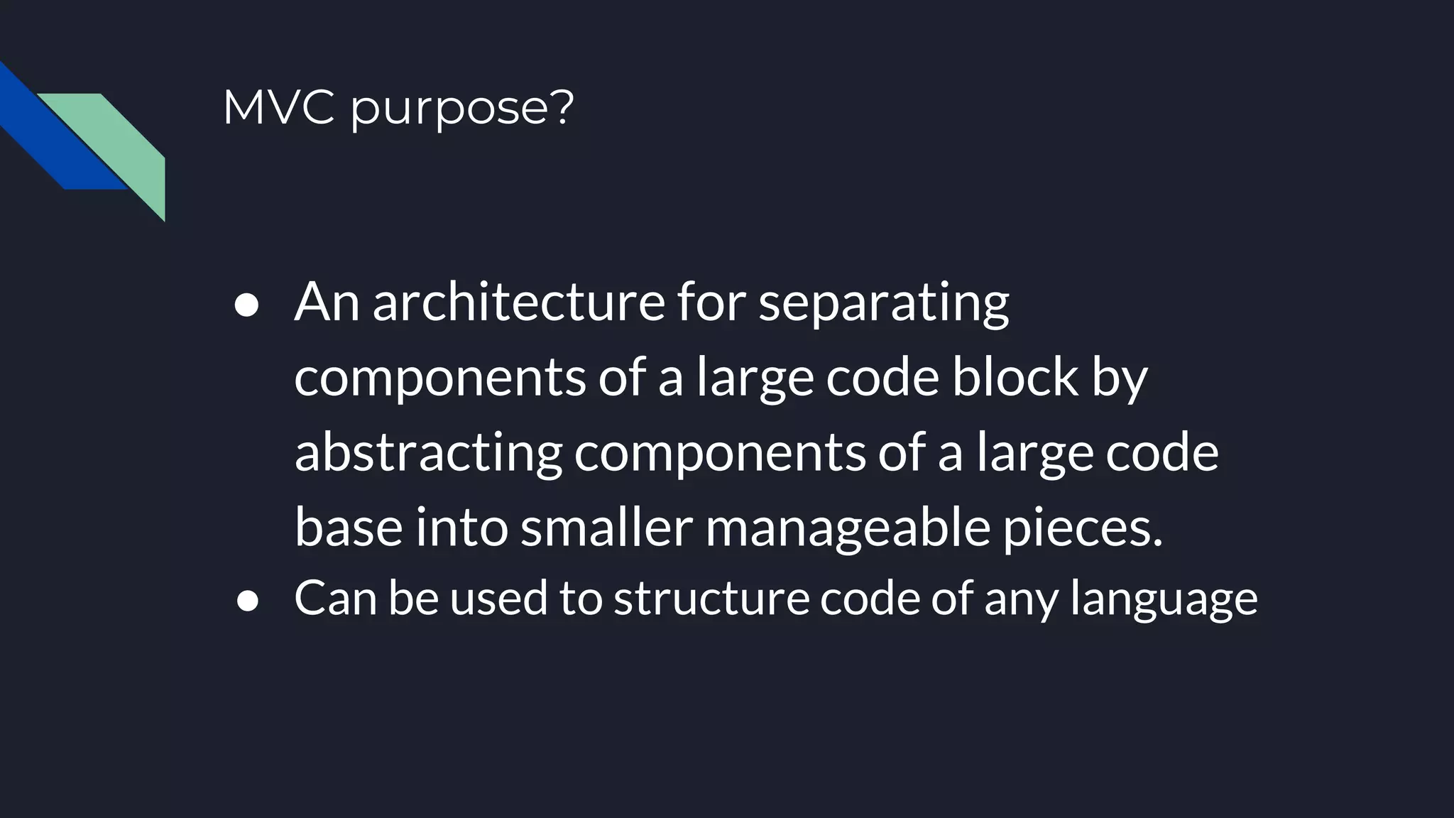 MVC.pptx | Databases | Computer Software and Applications