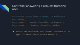 MVC.pptx | Databases | Computer Software and Applications