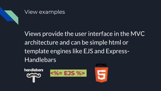 MVC.pptx | Databases | Computer Software and Applications