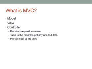 MVC Explained | PPT